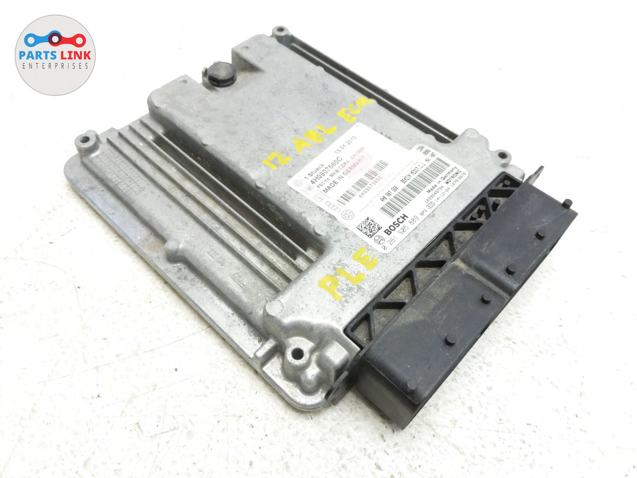 2012 AUDI A8L D4 4H 4.2L ENGINE MOTOR CONTROL MODULE COMPUTER BRAIN ECM ...