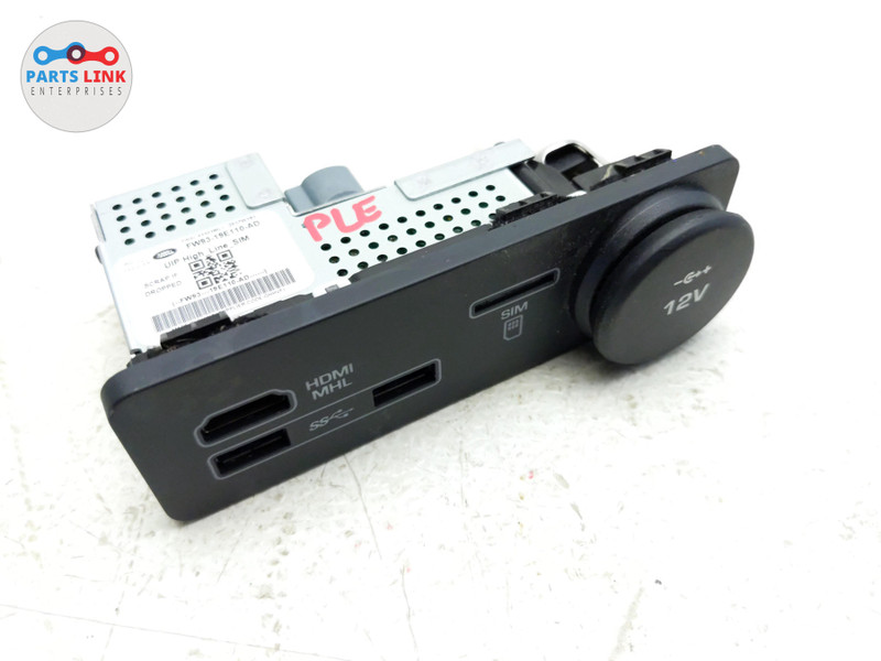 2017 LAND ROVER DISCOVERY L462 CENTER CONSOLE USB SIM CARD 12V POWER ...