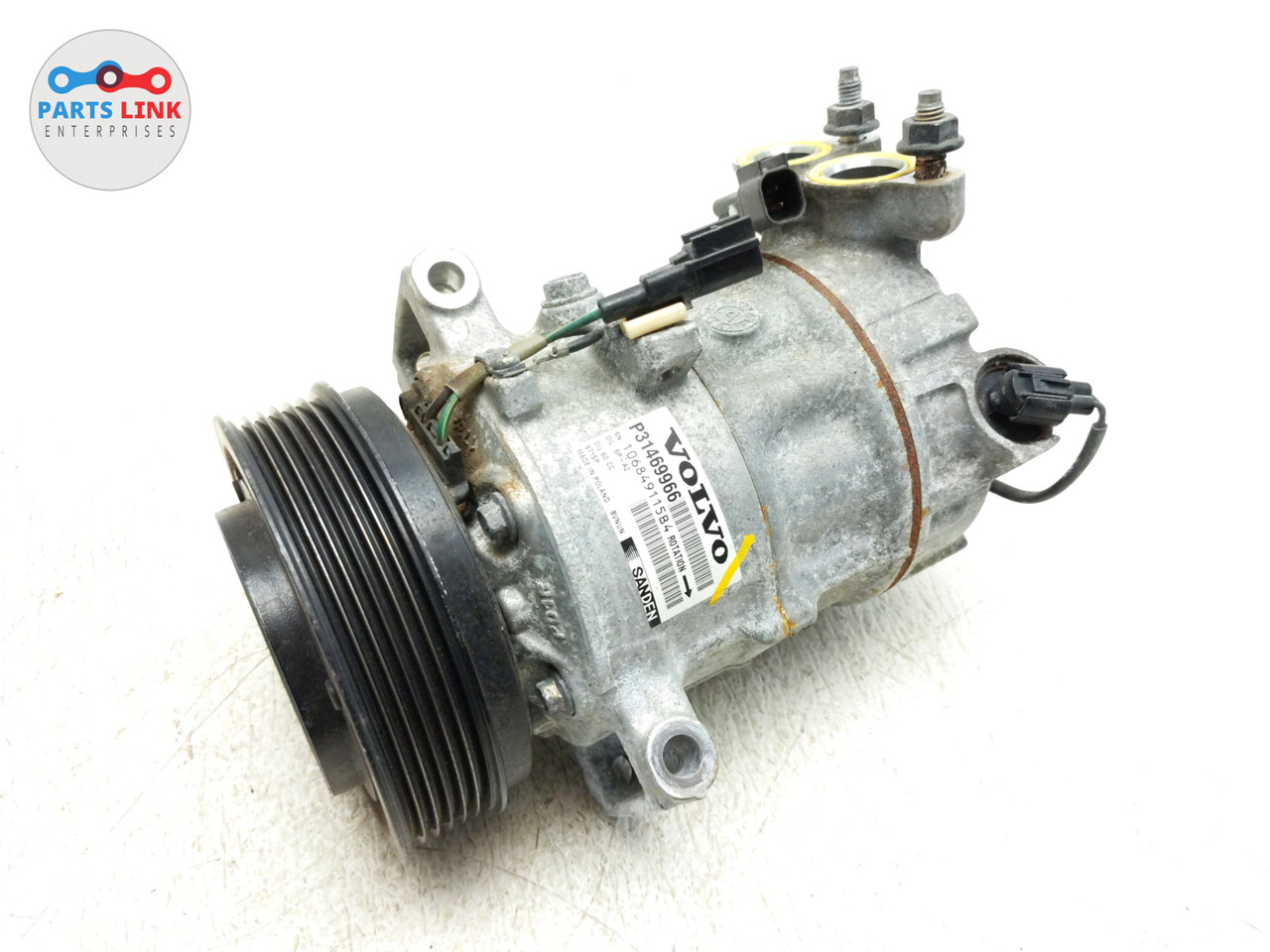 2016-2017 VOLVO XC90 T5 2.0L GAS AC AIR PUMP COMPRESSOR CLUTCH S90 V90 ...