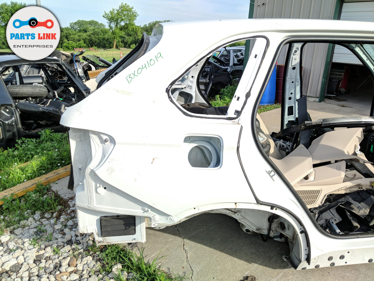 2014-2018 BMW X5 F15 REAR RIGHT QUARTER BODY STRUCTURE PANEL FRAME ...