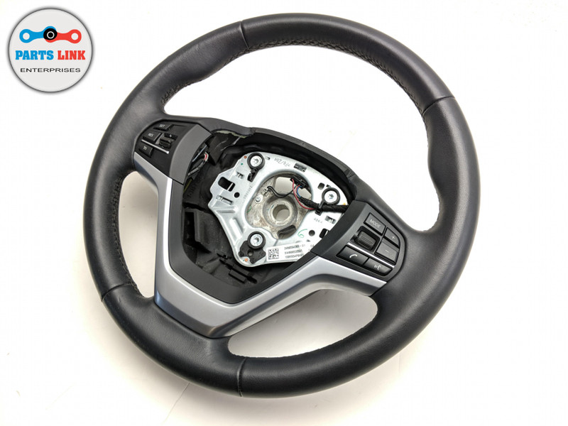 2014-2018 BMW X5 F15 SPORT STEERING WHEEL BLACK LEATHER W/ CRUISE ...