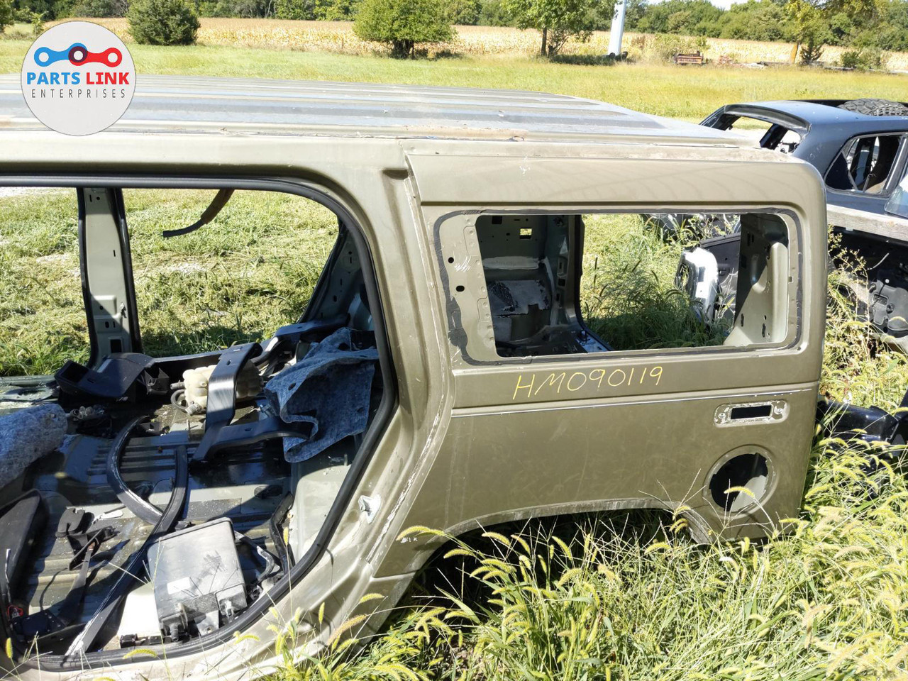 2003-2009 HUMMER H2 SUV REAR LEFT QUARTER PANEL STRUCTURAL RAIL METAL ...