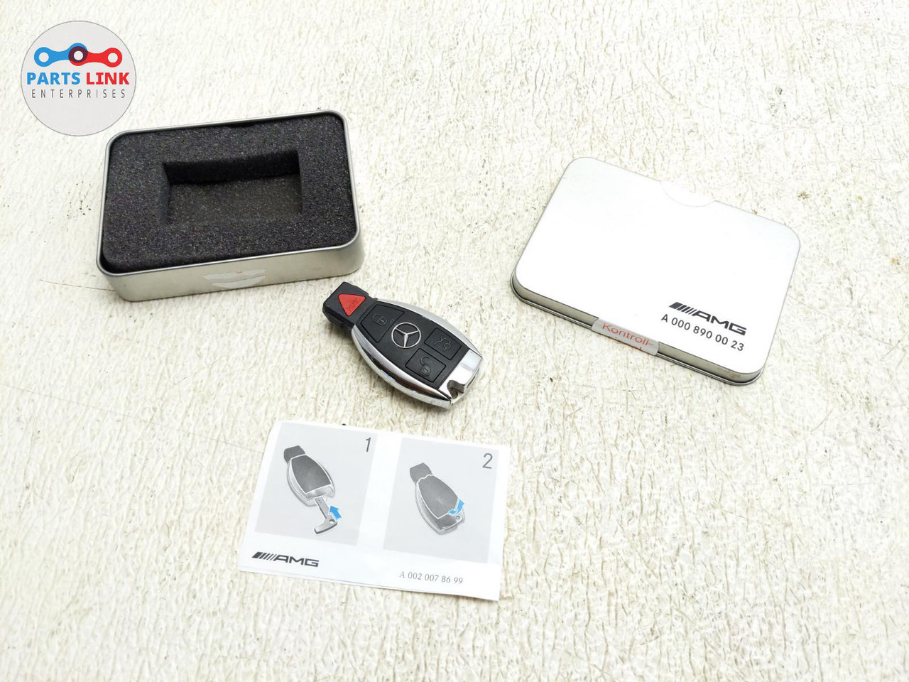 2015-2016 MERCEDES C63 S AMG W205 SMART KEY IGNITION REMOTE LOCK FOB ...