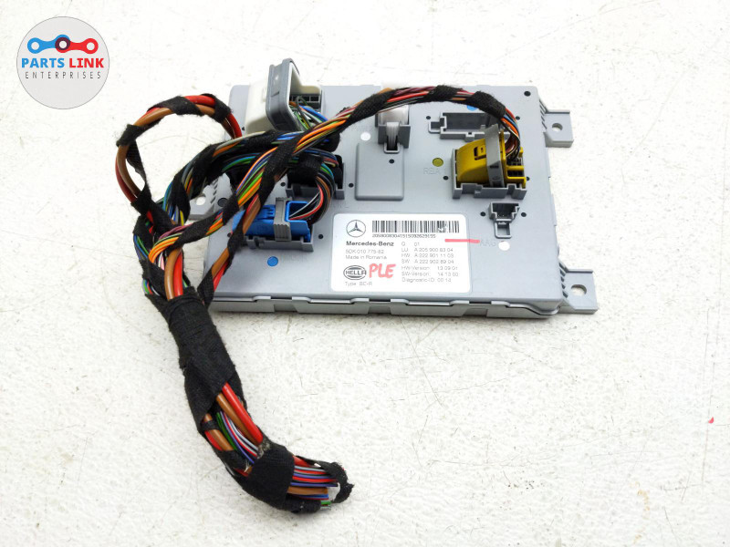 2016 MERCEDES C63 S AMG W205 REAR TRUNK SAM SIGNAL ACTIVATION CONTROL ...