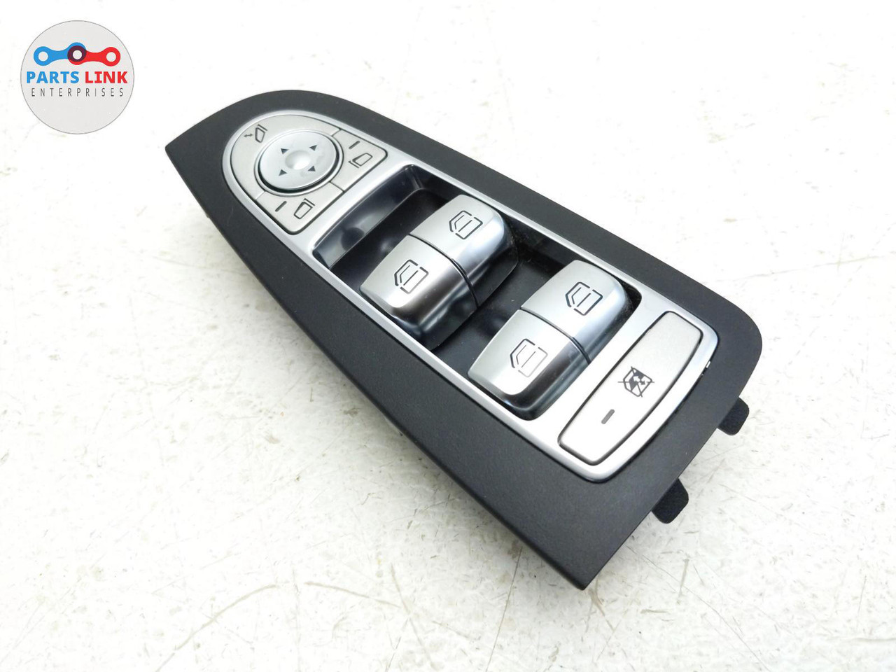 2015-2020 MERCEDES C63 S AMG W205 FRONT LEFT DOOR WINDOW MIRROR SWITCH BEZEL OEM