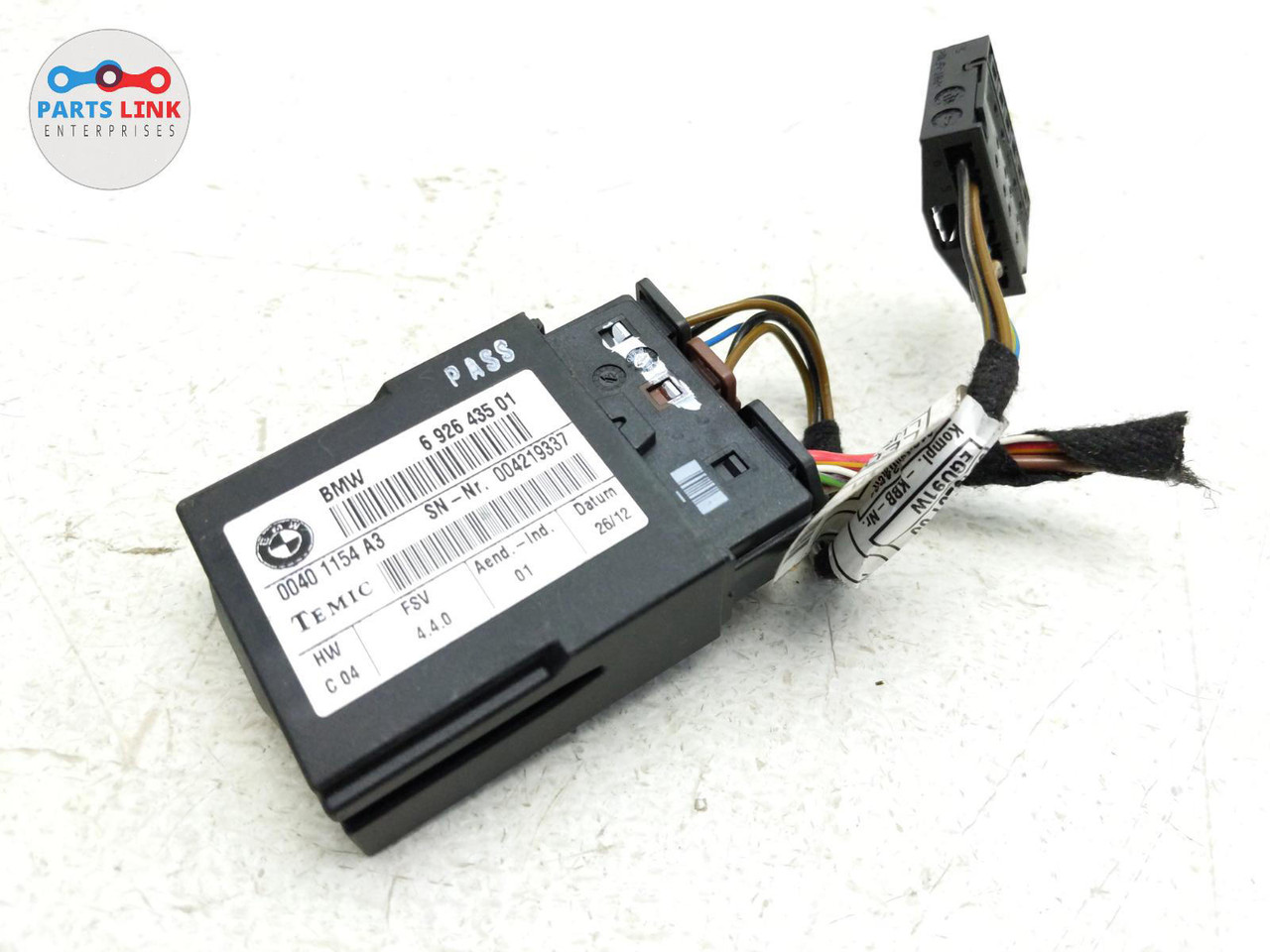 2007-2013 BMW X5 E70 FRONT POWER SEAT CONTROL MODULE UNIT BRAIN SENSOR ...
