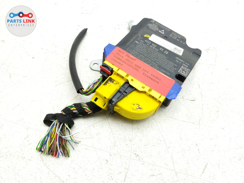 2014-2017 MERCEDES BENZ S550 W222 4DR SRS AIRBAG CRASH DATA CONTROL ...