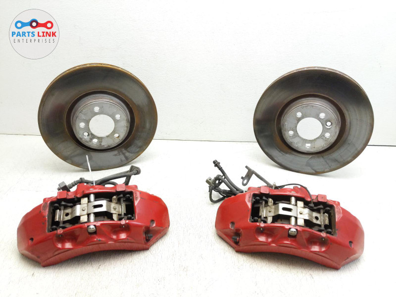 FRONT RIGHT LEFT BREMBO BRAKE CALIPER ROTOR SET FOR 2013-2017 RANGE ...