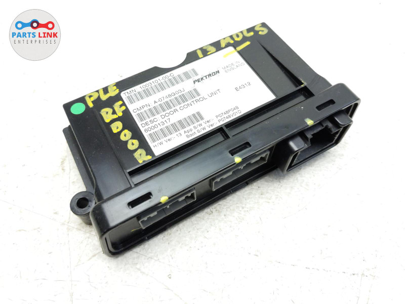 2012-2019 TESLA MODEL S FRONT RIGHT PASSENGER DOOR CONTROL MODULE UNIT ...