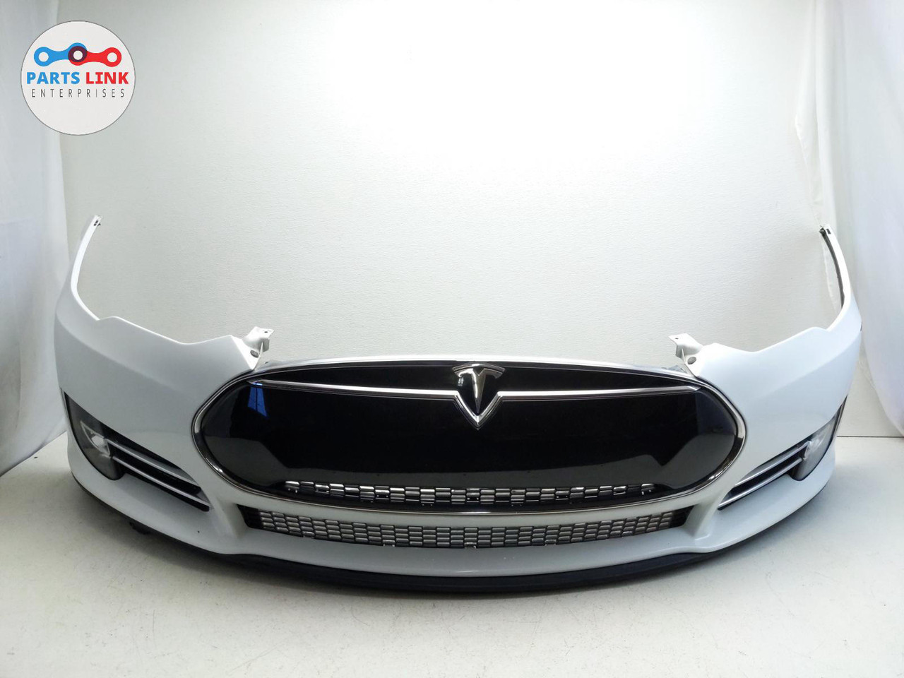 2012-2016 TESLA MODEL S FRONT BUMPER COVER TRIM GRILLE FOG LIP VALANCE ...