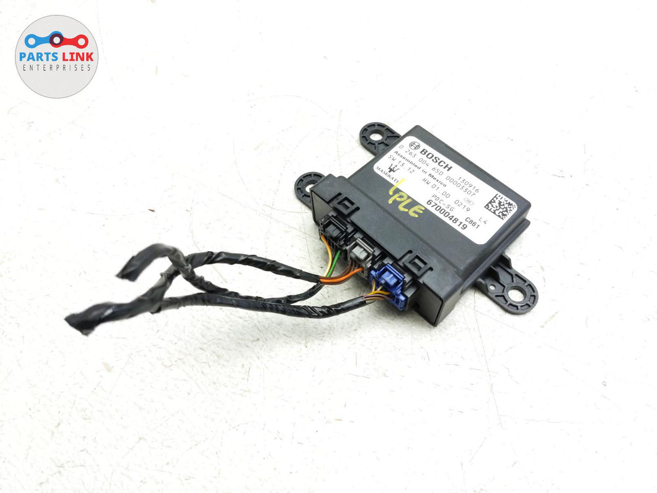 2014-2016 MASERATI GHIBLI SQ4 RIGHT QUARTER PARK ASSIST PDC CONTROL ...