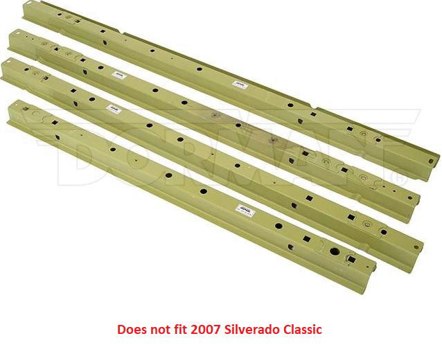 Dorman 999-995 Truck Bed 4 Crossmember Repair Kit for 07-14 Silverado ...