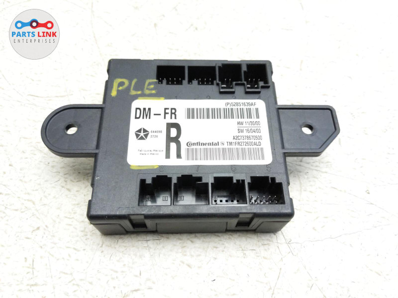 2017-2020 MASERATI LEVANTE SQ4 FRONT RIGHT CAN NODE DOOR CONTROL MODULE ...