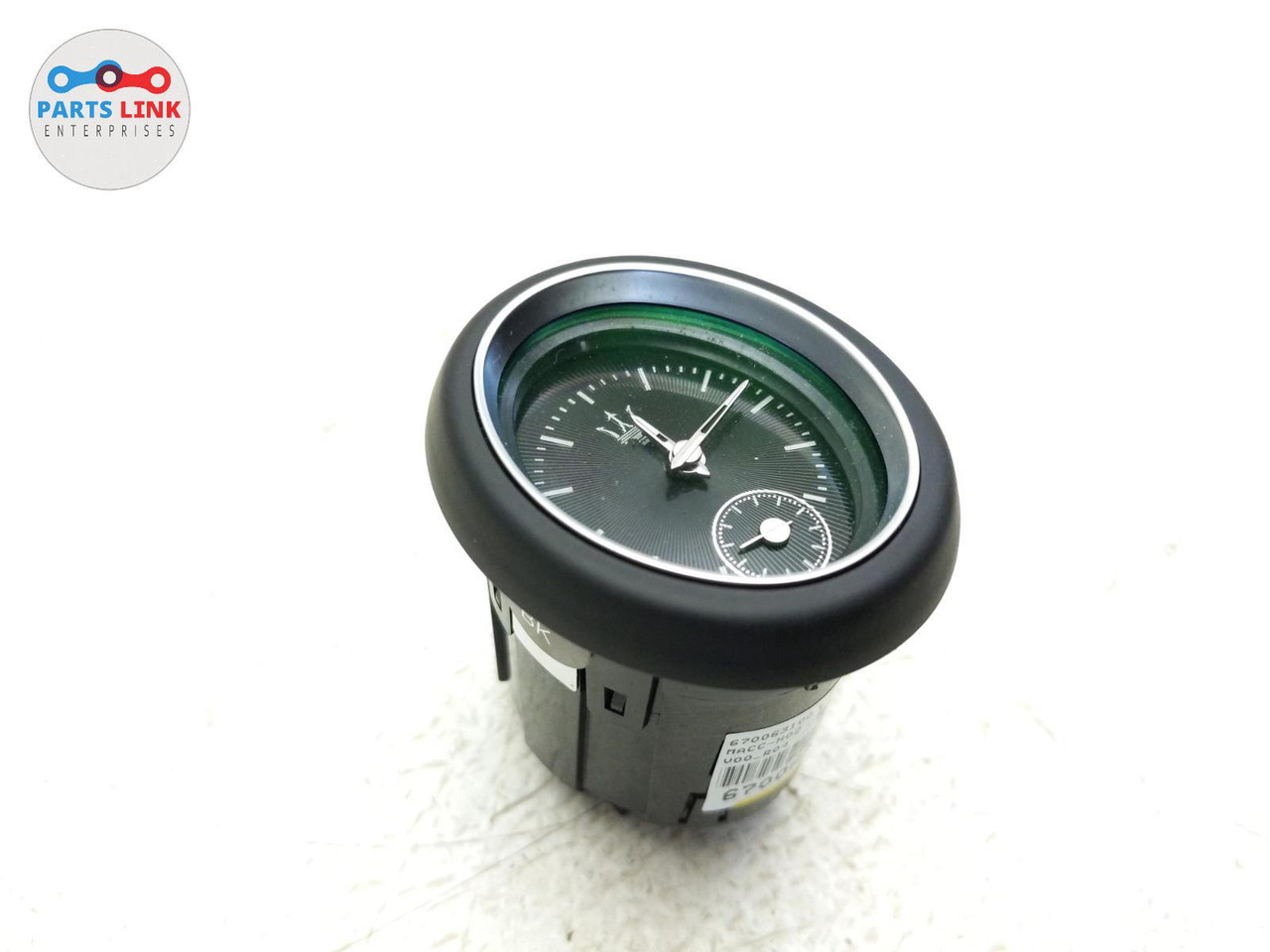 2017-20 MASERATI LEVANTE CENTER DASH CLOCK ANALOG GAUGE ASSEMBLY BLACK ...