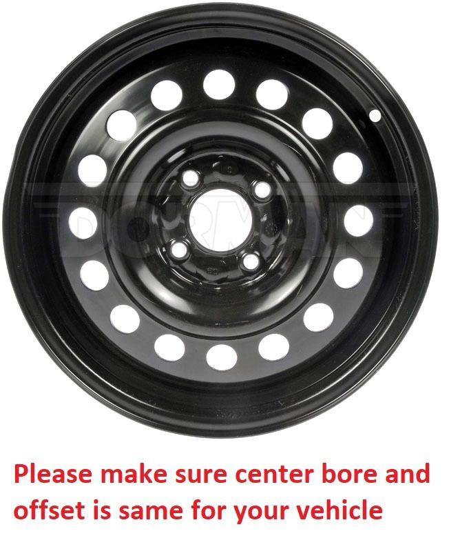 Dorman 939-113 15" 15x5.5 In Steel Wheel Rim 07-13 Toyota Yaris 4x100 ...