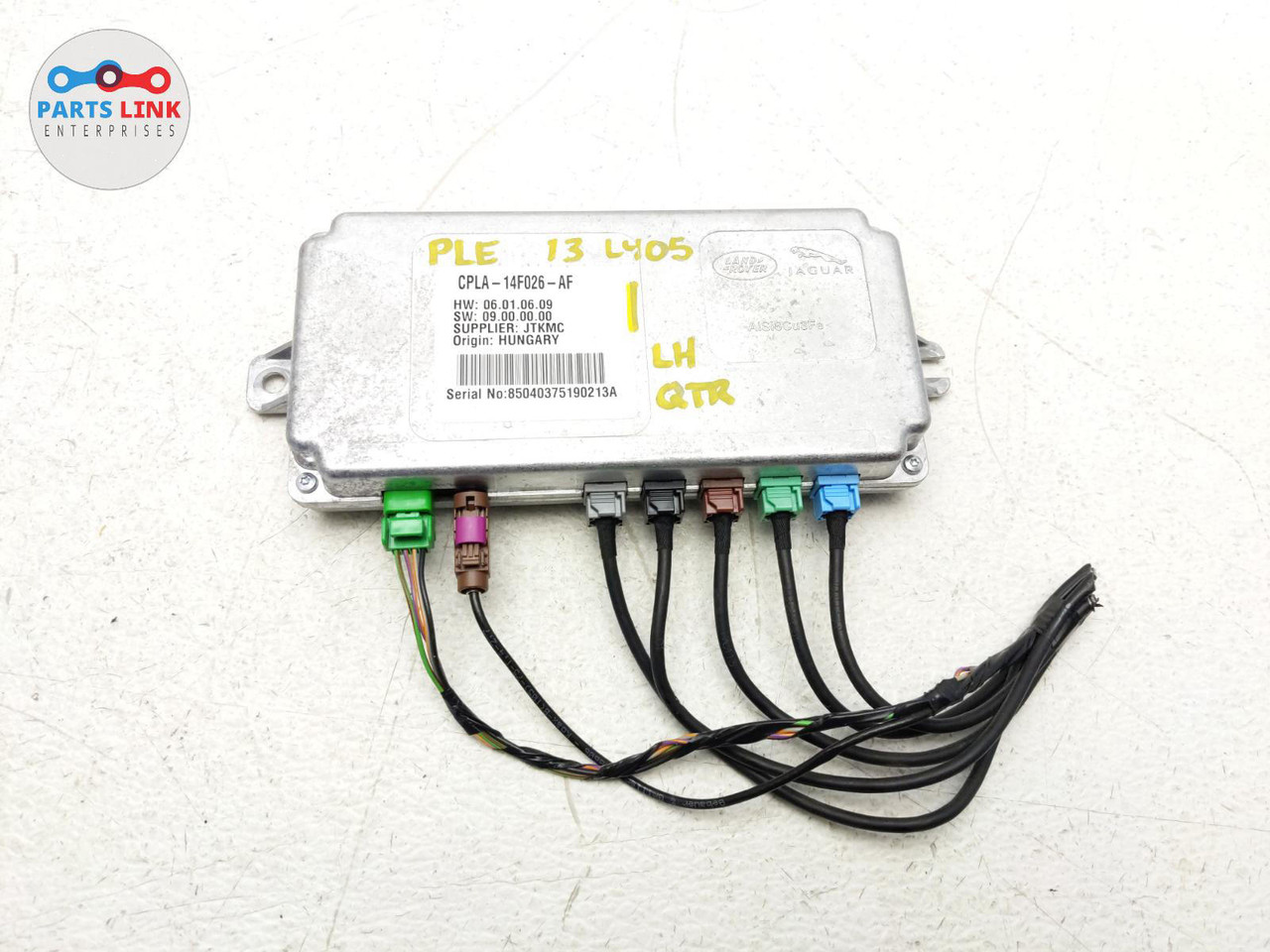 2013-2015 RANGE ROVER L405 LEFT QUARTER SURROUND VIEW CAMERA CONTROL ...