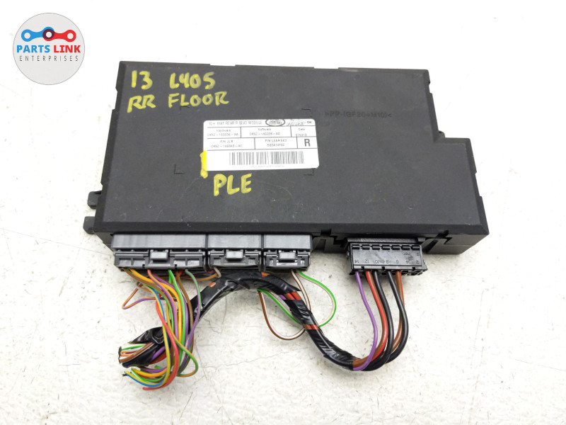 2013 RANGE ROVER L405 REAR RIGHT FLOOR POWER SEAT CONTROL MODULE UNIT ...