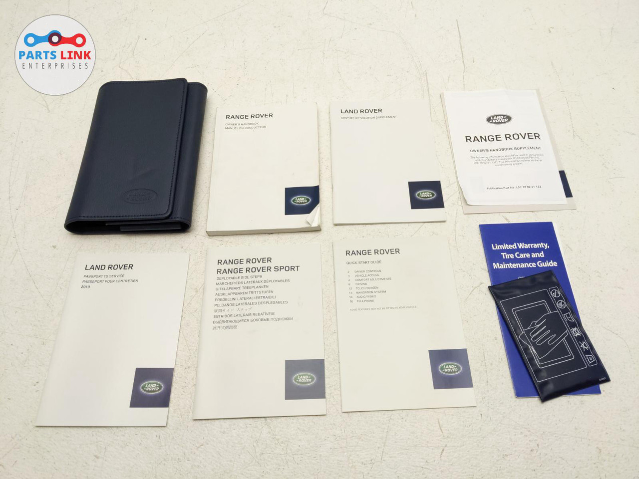 2013-2014 RANGE ROVER L405 SUPERCHARGED OWNER MANUAL QUICK START GUIDE ...