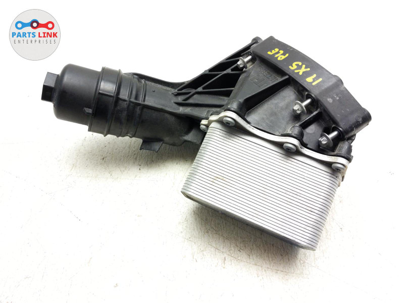 2019-22 BMW X5 G05 3.0L ENGINE MOTOR OIL COOLER RADIATOR FILTER HOUSING ...
