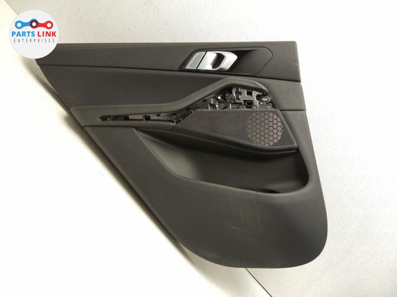 2019-22 BMW X5 G05 REAR LEFT DOOR TRIM PANEL HANDLE SPEAKER COVER ...