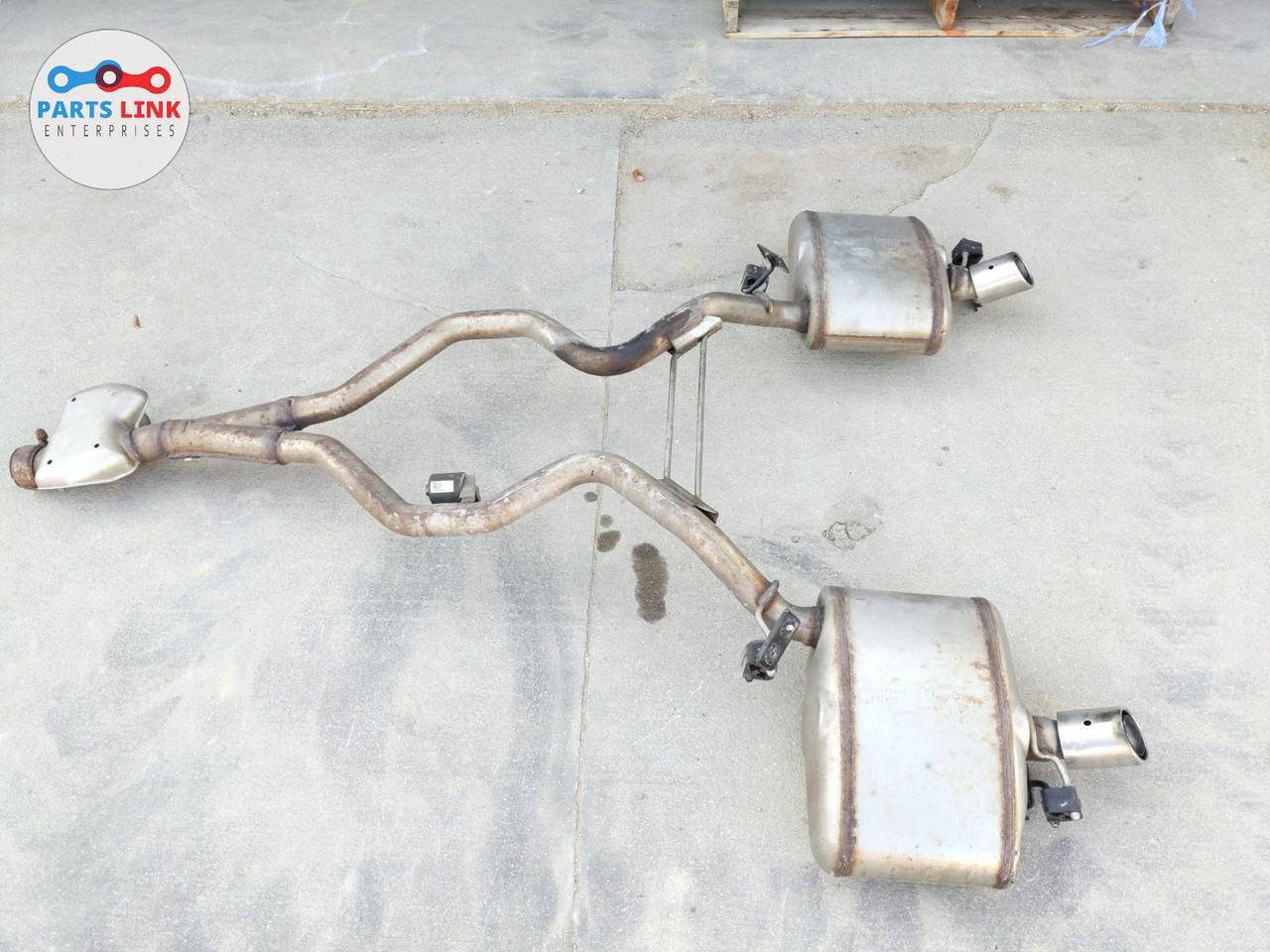 2016-2019 RANGE ROVER SPORT DIESEL CENTER EXHAUST MUFFLER BAFFLE PIPE ...