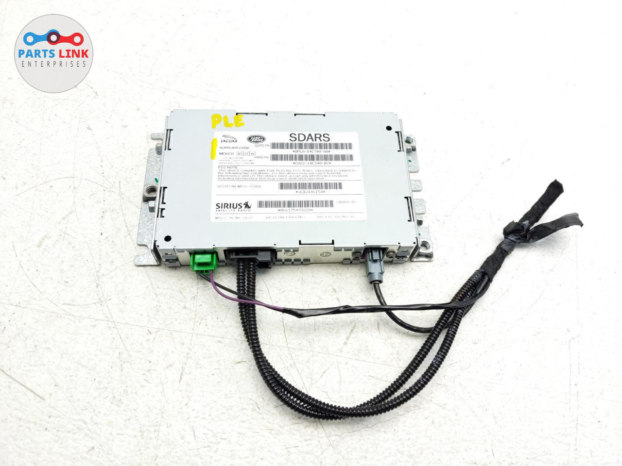 12-15 JAGUAR XJ X351 SIRIUS SATELLITE RADIO CONTROL MODULE AMPLIFIER ...