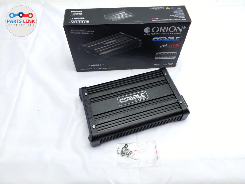 Orion 4 Channel Amplifier 2500 Watts Max Power 2 Ohm Cobalt Series CBT-2500.4