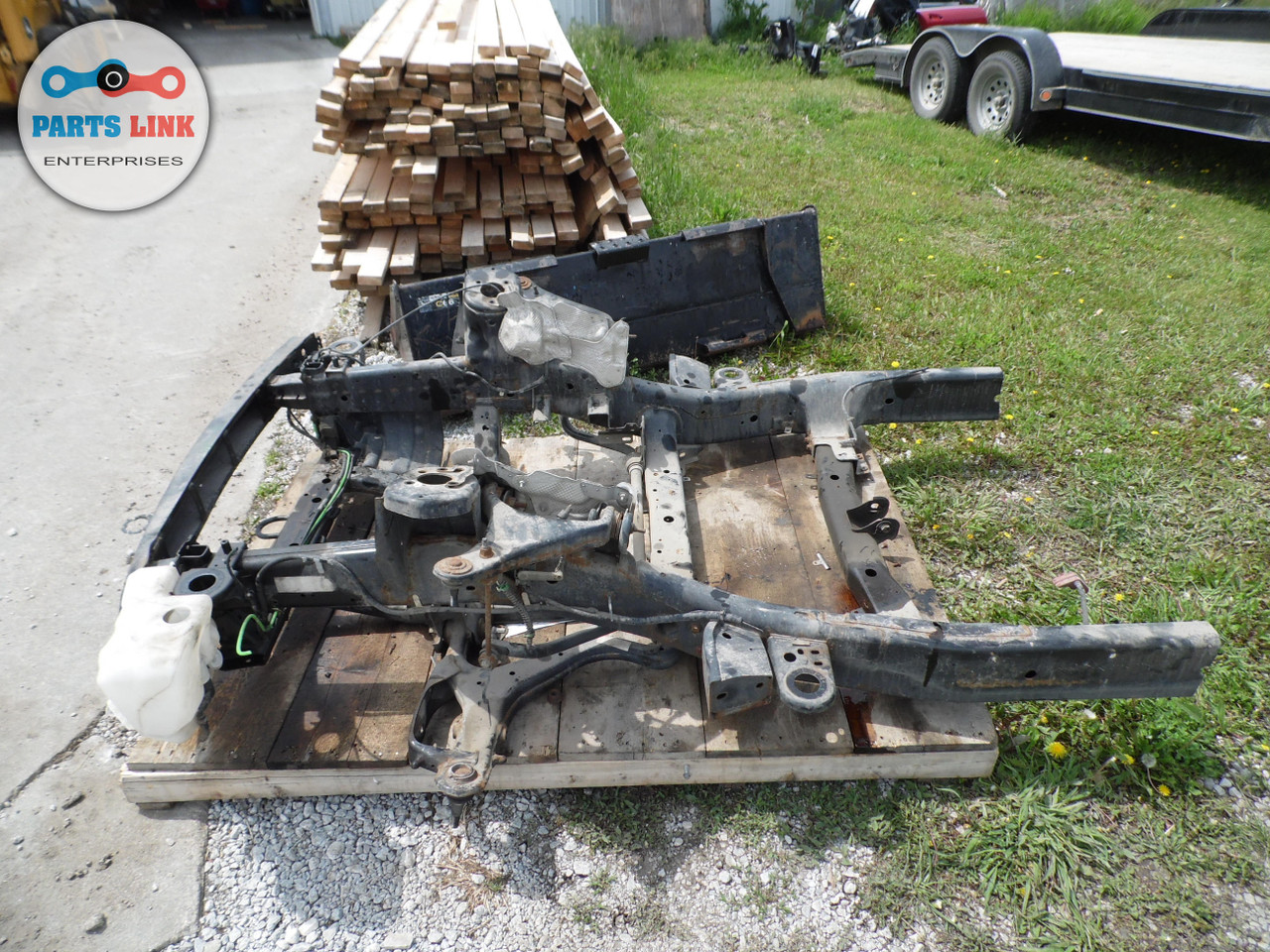 05-09 LAND ROVER LR3 FRONT CRADLE CROSSMEMBER SUSPENSION FRAME CUT ...