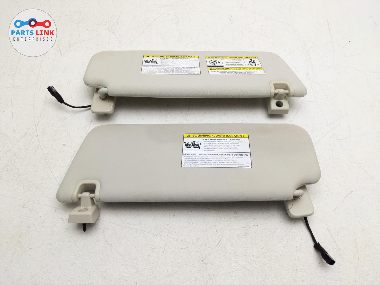 2014-2019 RANGE ROVER SPORT L494 RIGHT LEFT WINDSHIELD SUN VISORS ...