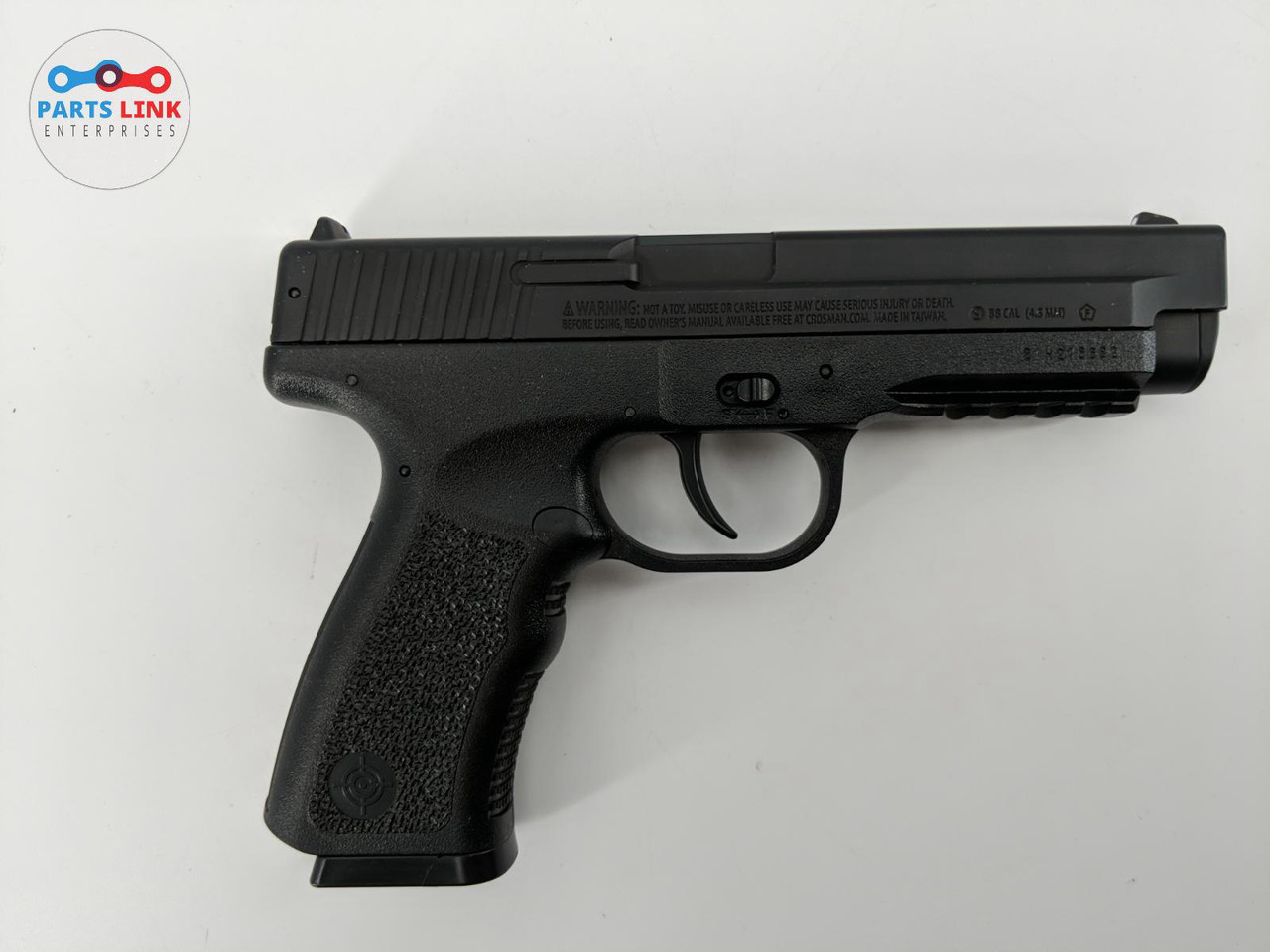 Crosman PSM45 BB Pistol Gun, .177 Cal, 190 FPS, Metal Slide - PSM45