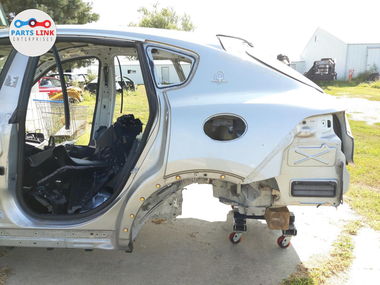 2017-2020 MASERATI LEVANTE REAR LEFT QUARTER STRUCTURAL FRAME BODY RAIL ...