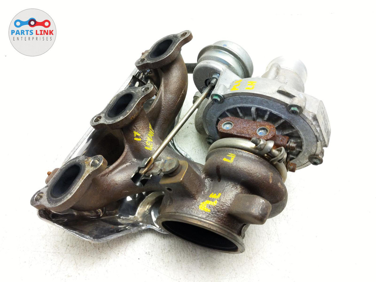 2017-2020 MASERATI LEVANTE LEFT DRIVER TURBOCHARGER 34K MANIFOLD ASSEMBLY LH