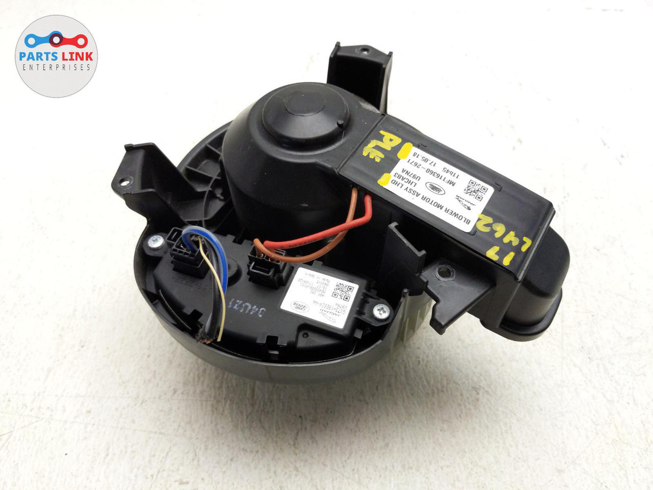 2017-22 LAND ROVER DISCOVERY 5 DASH BLOWER MOTOR AC HEATER IMPELLER ...