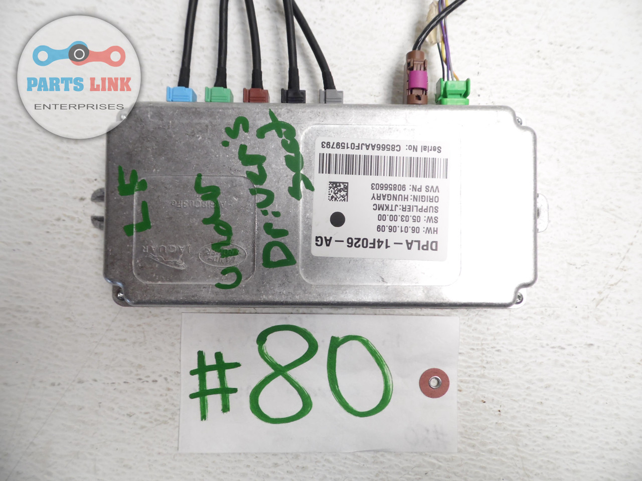 2014-2015 RANGE ROVER EVOQUE SURROUND VIEW CAMERA ASSIST CONTROL MODULE ...