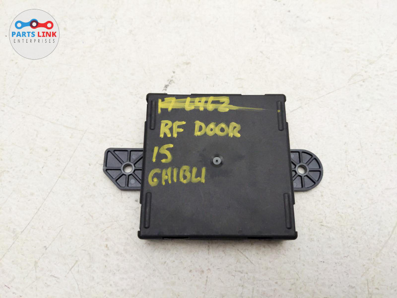2014-2016 MASERATI GHIBLI FRONT RIGHT DOOR CONTROL MODULE CAN NODE ...