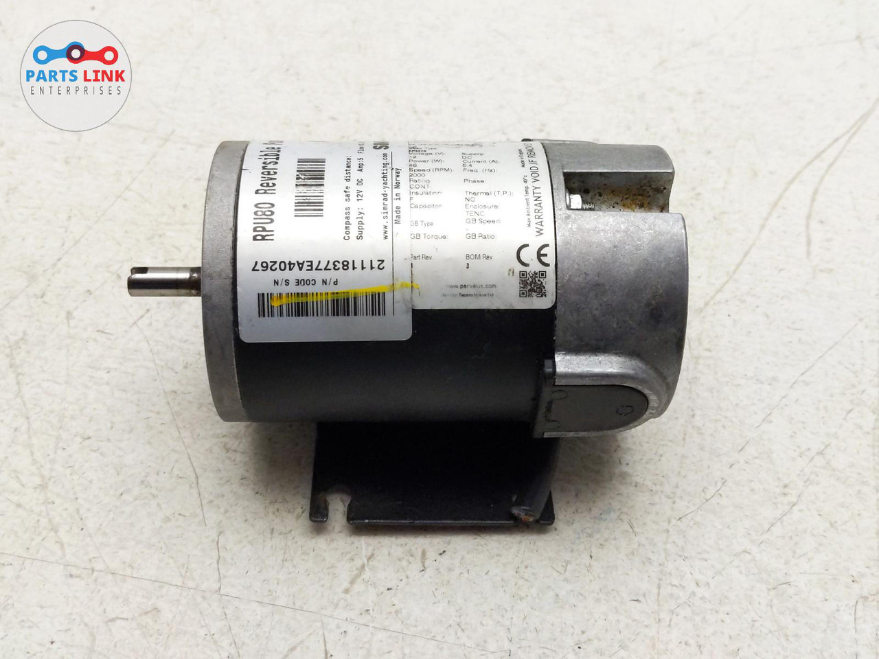 SIMRAD RPU80 BOAT AUTOPILOT STEERING REVERSIBLE HYDRAULIC PUMP UNIT