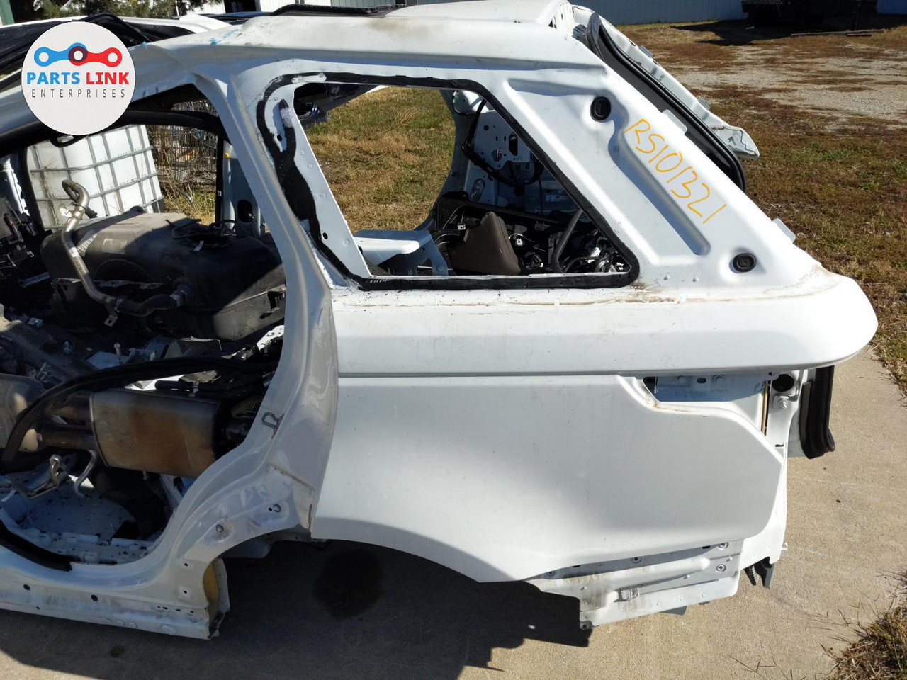 14-21 RANGE ROVER SPORT REAR LEFT QUARTER APRON STRUCTURAL FRAME FENDER ...