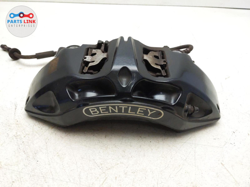 2016-2020 BENTLEY BENTAYGA FRONT RIGHT DISC BRAKE CALIPER PADS HOSE ...