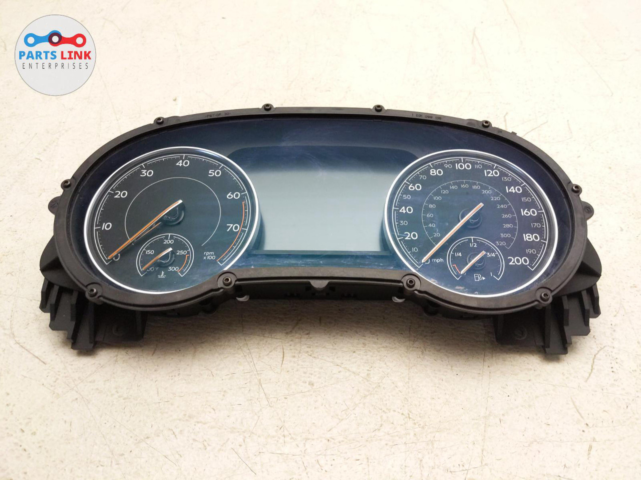 2016-2020 BENTLEY BENTAYGA DASH SPEEDOMETER INSTRUMENT CLUSTER GOUGE ...