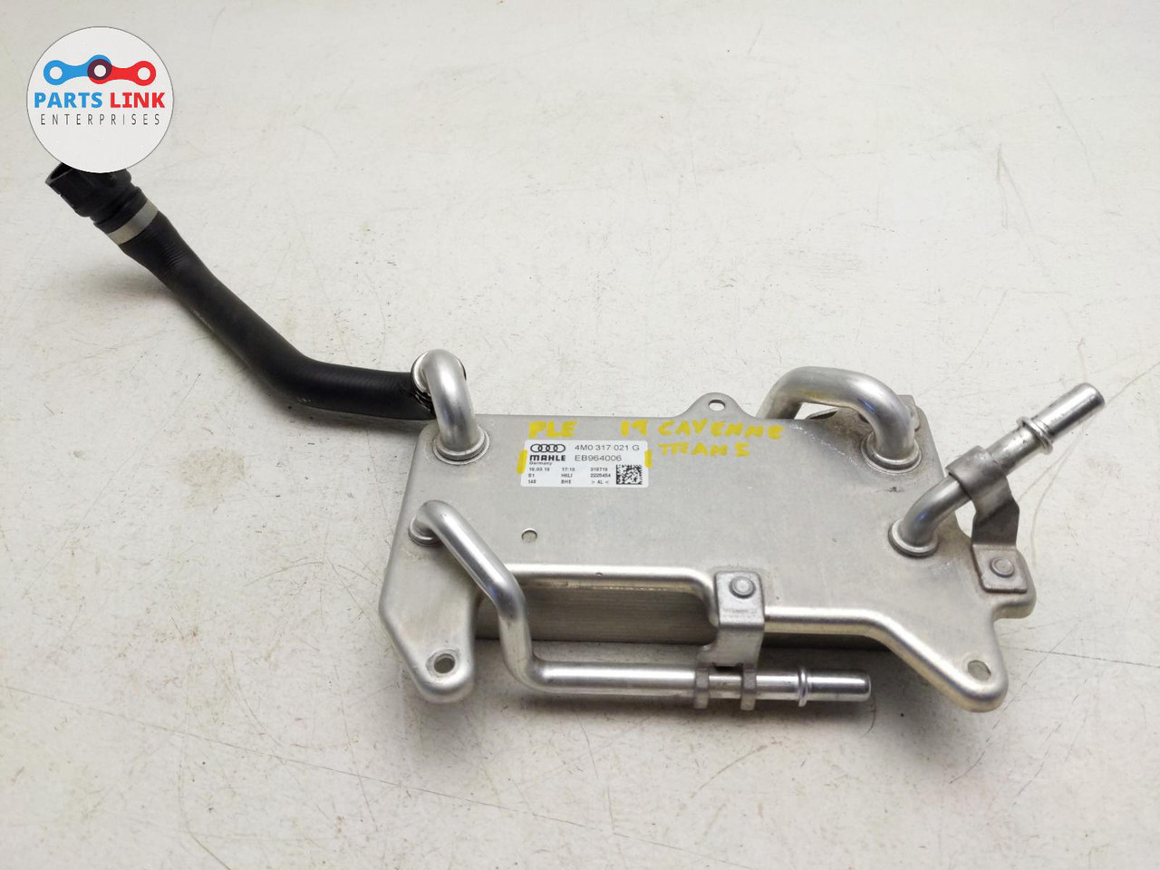 2019-2021 PORSCHE CAYENNE TRANSMISSION OIL COOLER RADIATOR HOSE PIPE ...