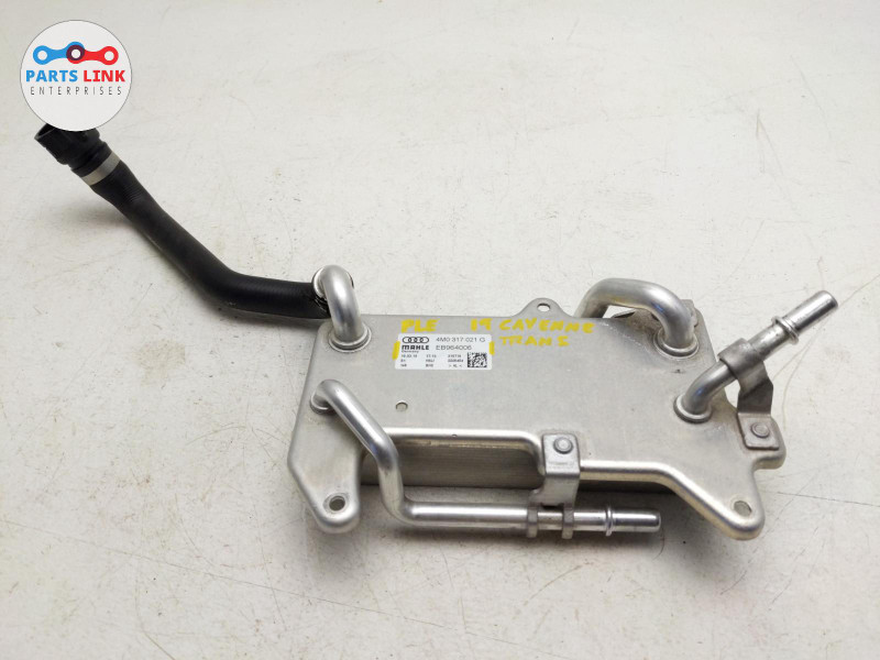 2019-2021 PORSCHE CAYENNE TRANSMISSION OIL COOLER RADIATOR HOSE PIPE ...