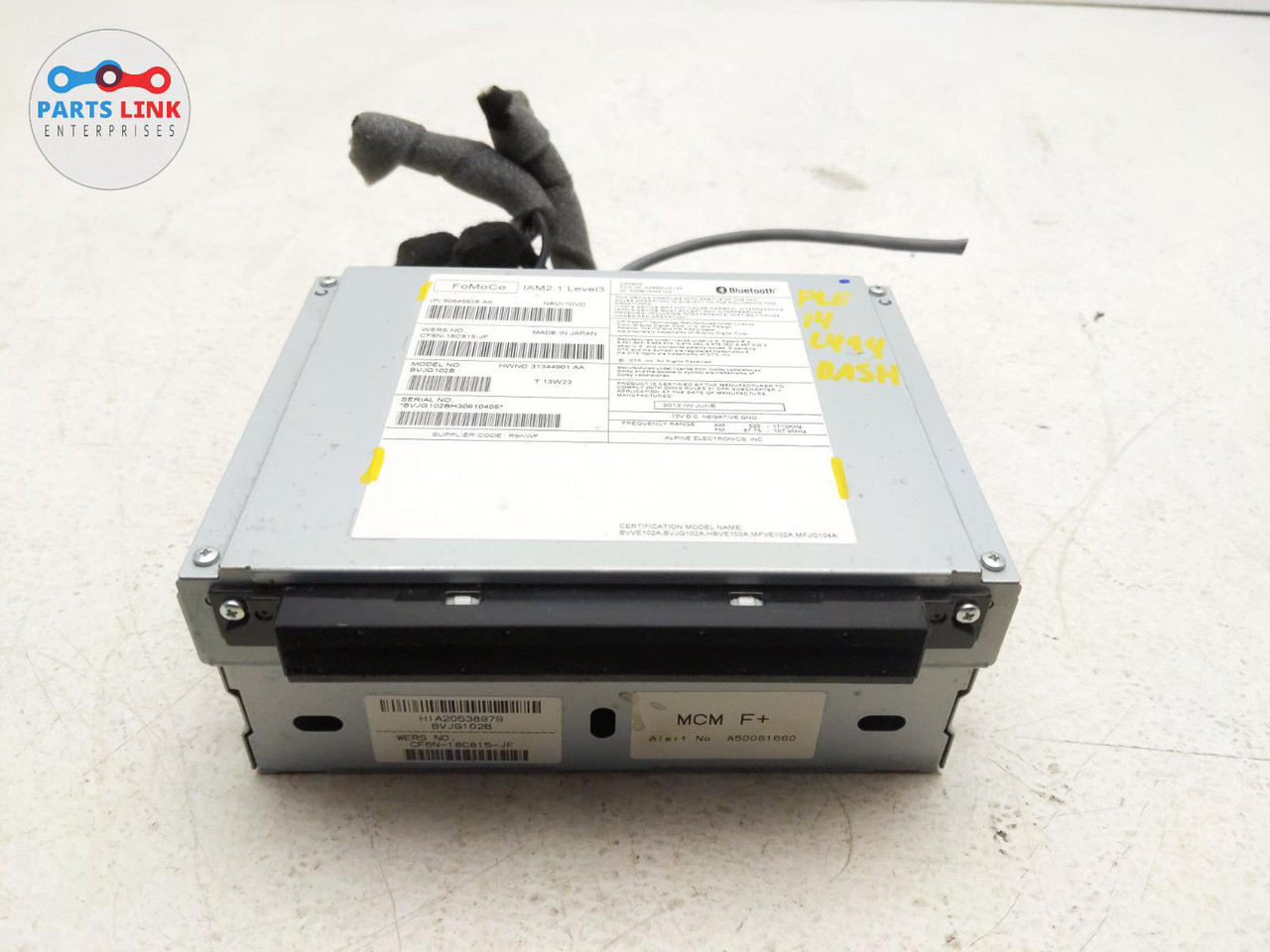 2012-2017 RANGE ROVER SPORT DASH RADIO CD CHANGER CONTROL MODULE UNIT ...