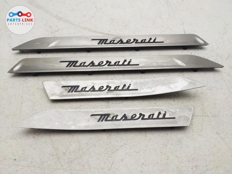 2017-2020 MASERATI LEVANTE FRONT REAR DOOR SILL SCUFF TRIM PLATE INSERT ...