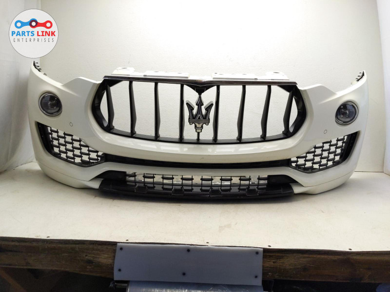 2017-20 MASERATI LEVANTE FRONT BUMPER COVER GRILLE VENT TRIM FOG LIGHT ...