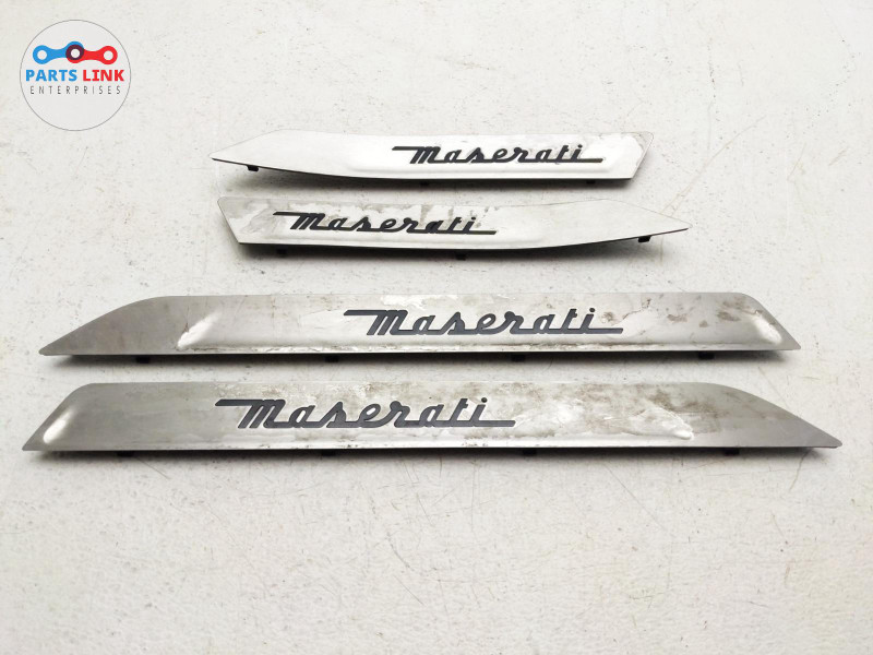 2017-2020 MASERATI LEVANTE DOOR SILL SCUFF STEP METAL PLATE TRIM COVER ...