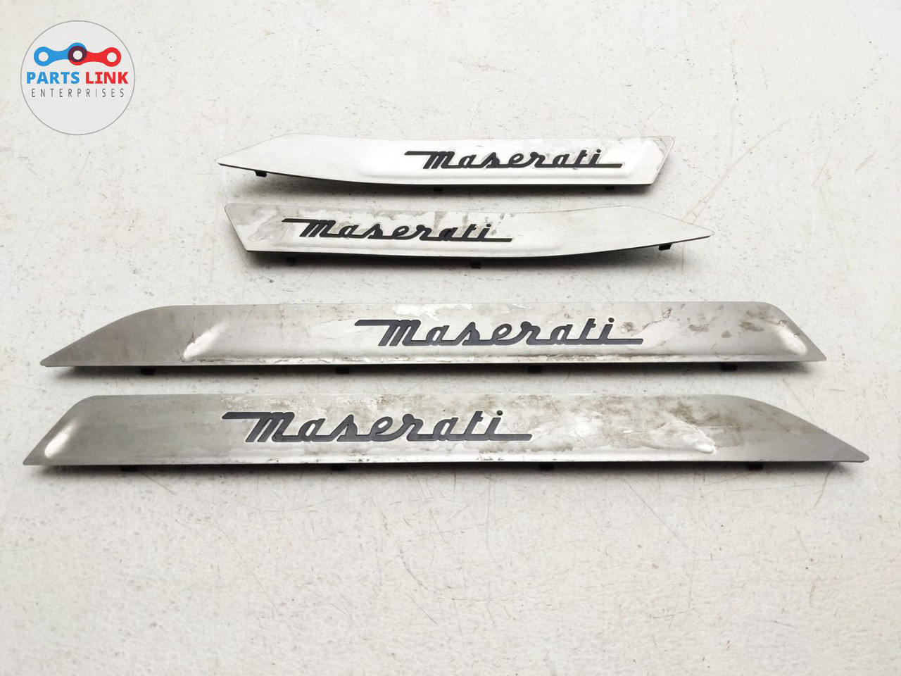 2017-2020 MASERATI LEVANTE DOOR SILL SCUFF STEP METAL PLATE TRIM COVER ...