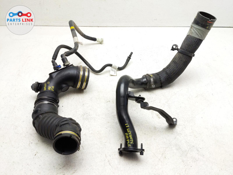 17-20 MASERATI LEVANTE RIGHT TURBO CHARGER AIR CLEANER INTAKE PIPE HOSE ...