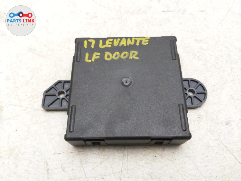 2017-20 MASERATI LEVANTE FRONT LEFT DOOR CONTROL MODULE QUATTROPORTE ...
