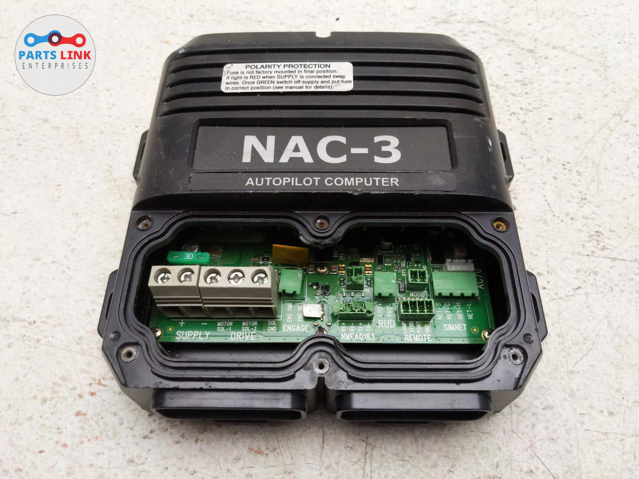 SIMRAD NAC-3 BOAT MARINE HIGH CURRENT AUTOPILOT COMPUTER CONTROL MODULE ...