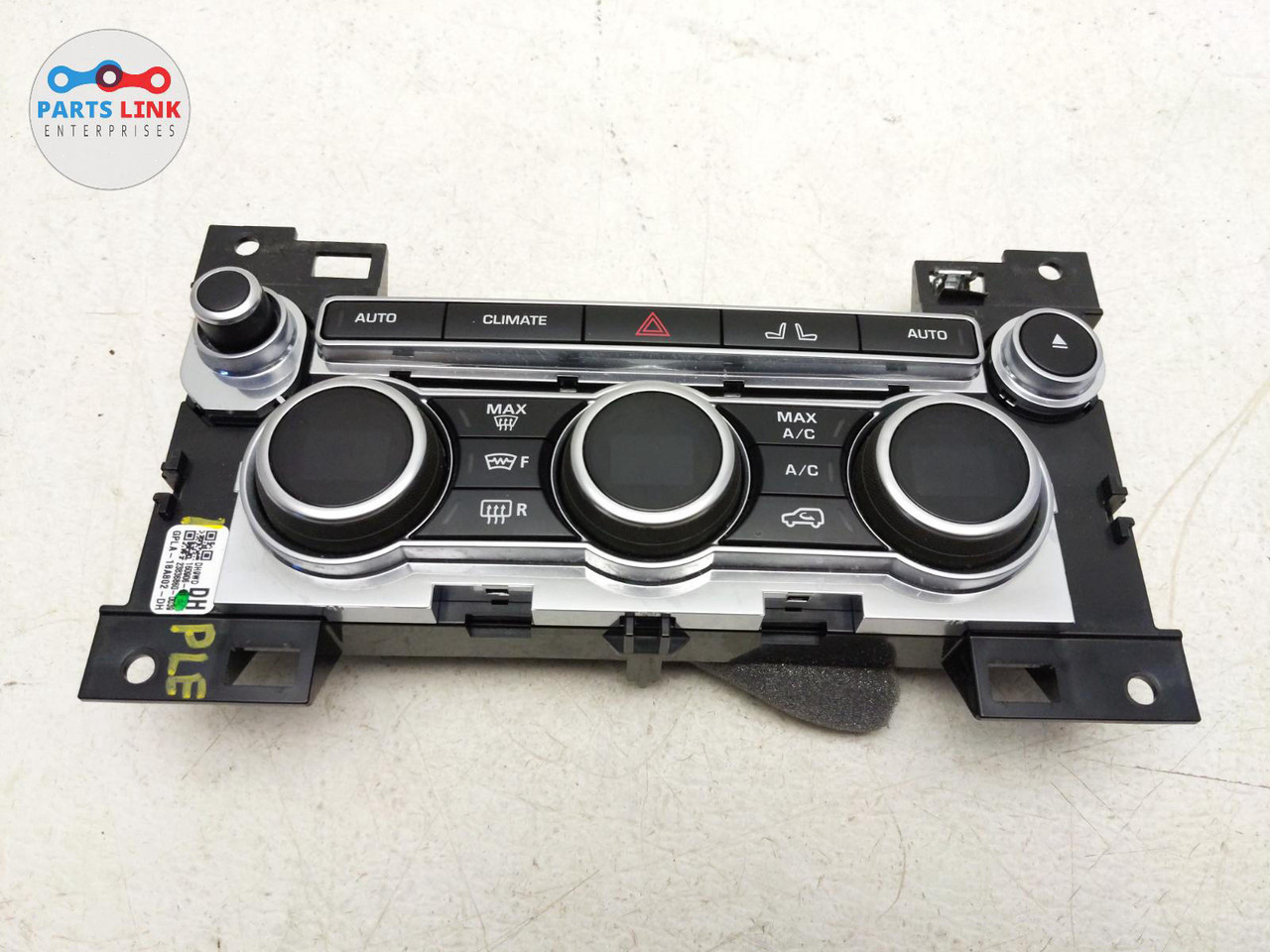 2016 RANGE ROVER L405 FRONT DASH CLIMATE CONTROL AC RADIO TEMP HEAT ...